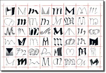 Professional lettering and calligraphy artist Margaret Morgan works for ...